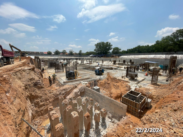 Site Progress Rainfora | Trinity Group